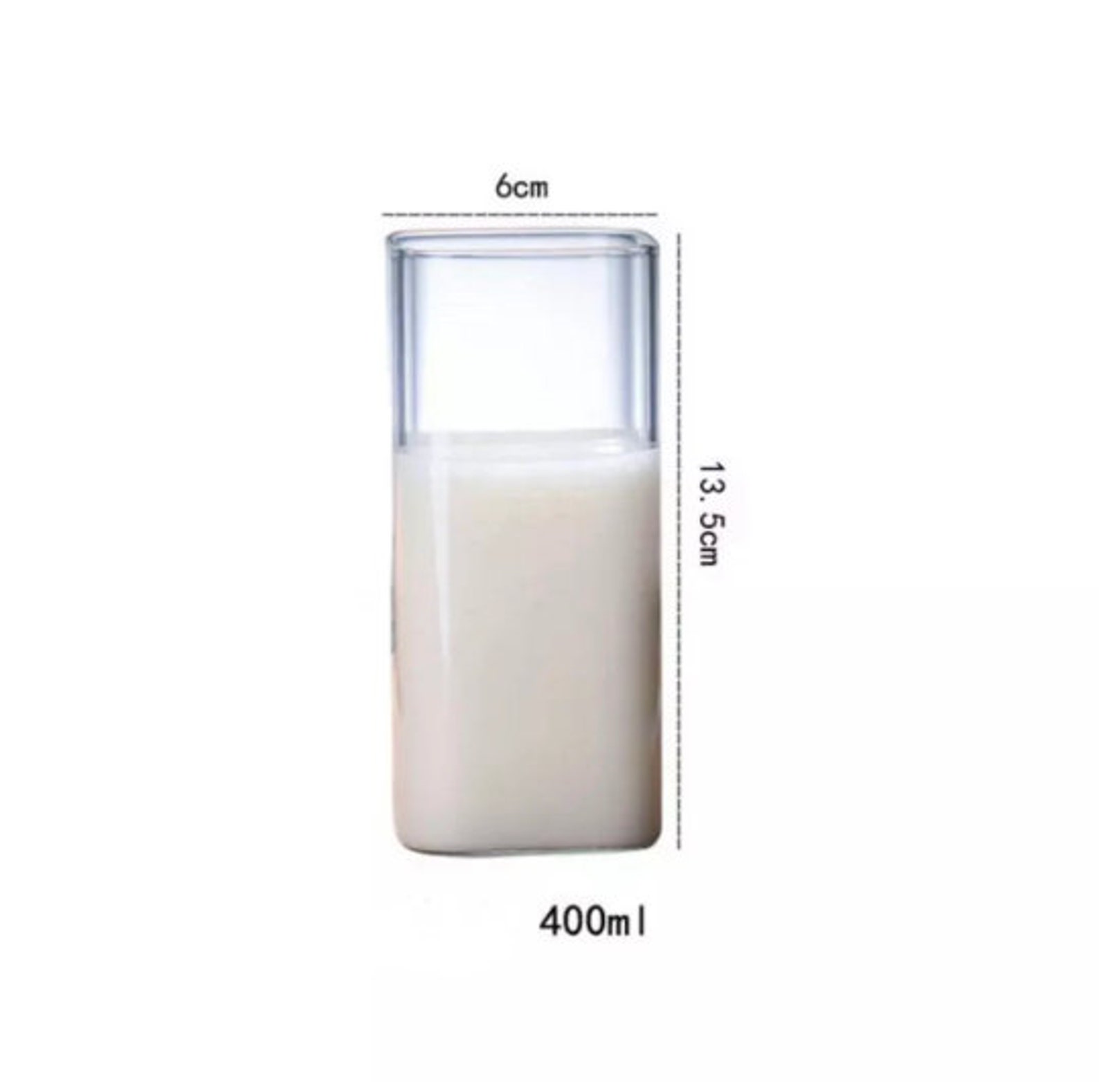 Rectangular Glass Cup Square Glass Cup for Coffee Tea - Etsy