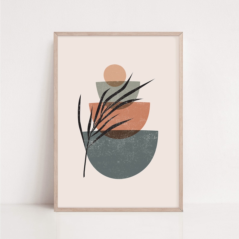 Set of Boho Prints Mid Century Wall Decor Still Life Print | Etsy