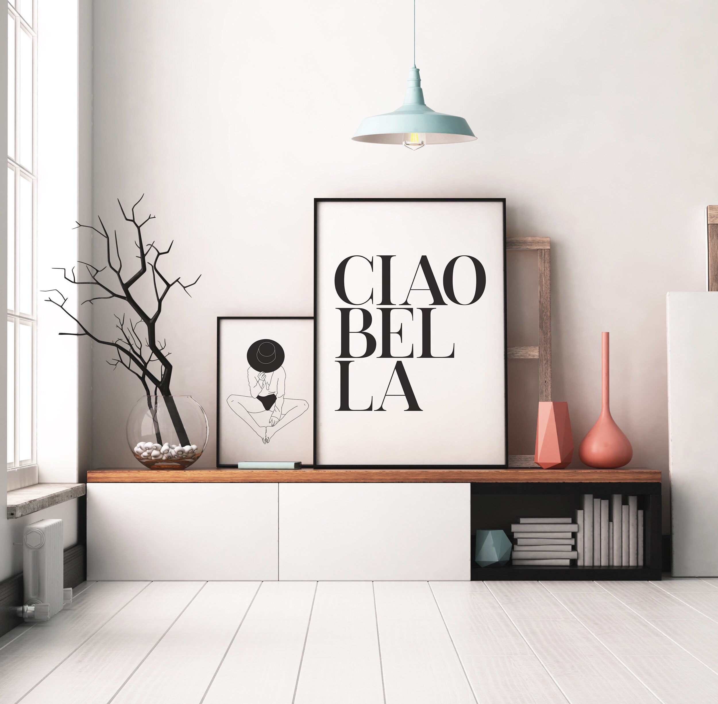 Ciao Bella Sign Fashion Print Fashion Wall Art Home Wall - Etsy