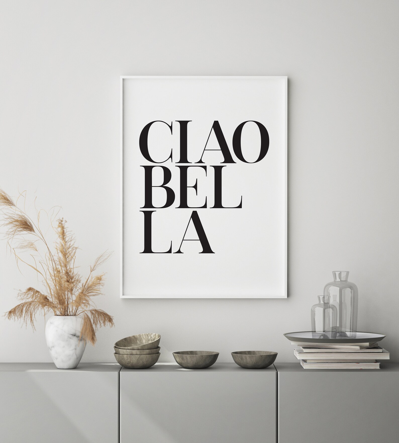 Ciao Bella Sign Fashion Print Fashion Wall Art Home Wall - Etsy