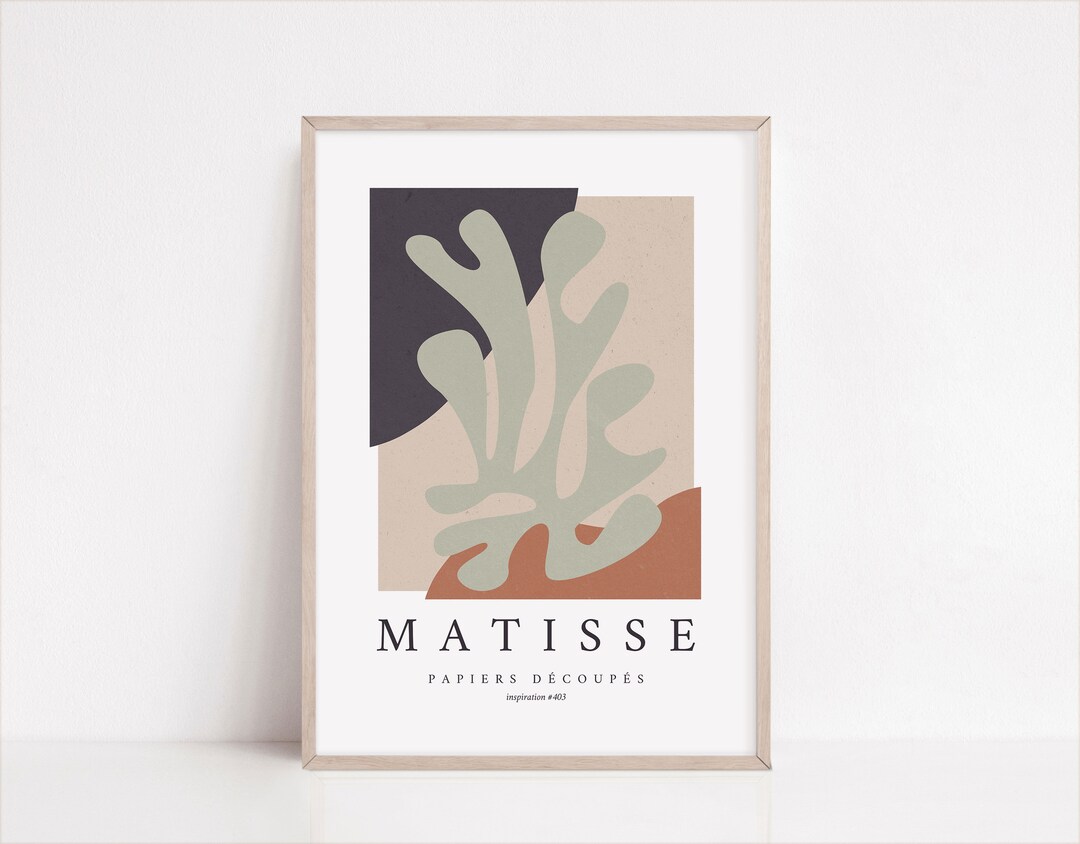 Henri Matisse Inspiration Print DIGITAL DOWNLOAD Papiers Découpés ...