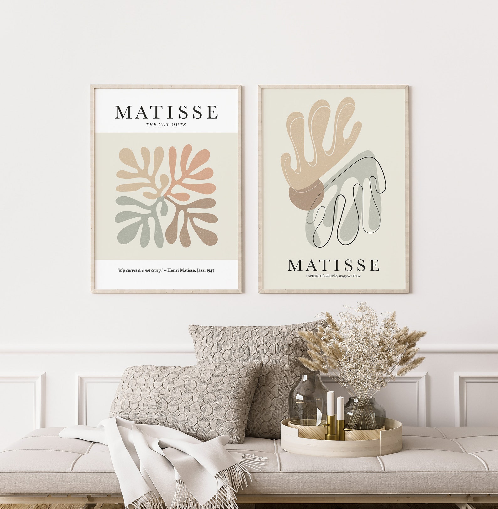 Set of Prints Henri Matisse Inspiration DIGITAL DOWNLOAD Wall Decor ...
