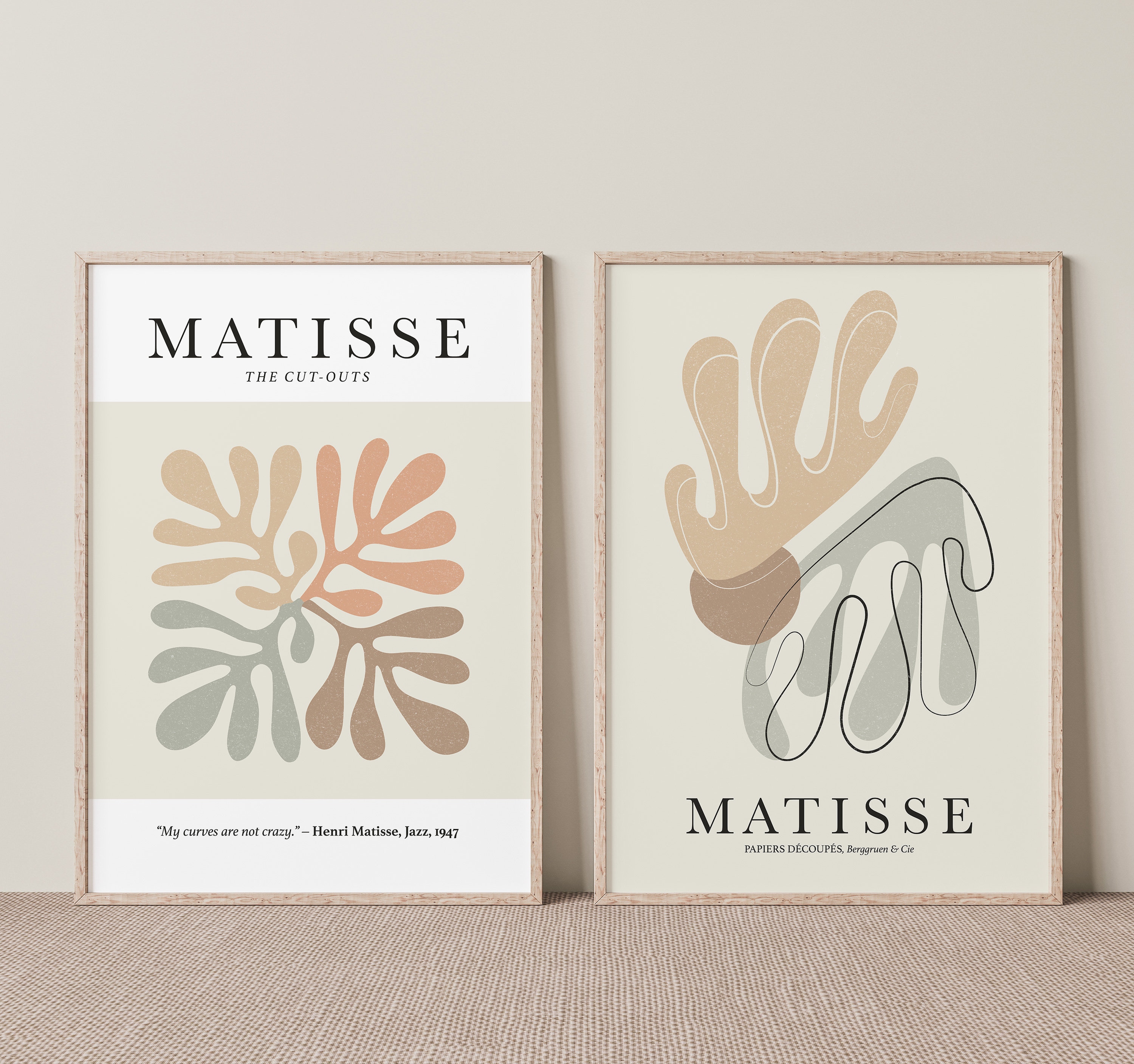 Set of Prints Henri Matisse Inspiration DIGITAL DOWNLOAD Wall Decor ...