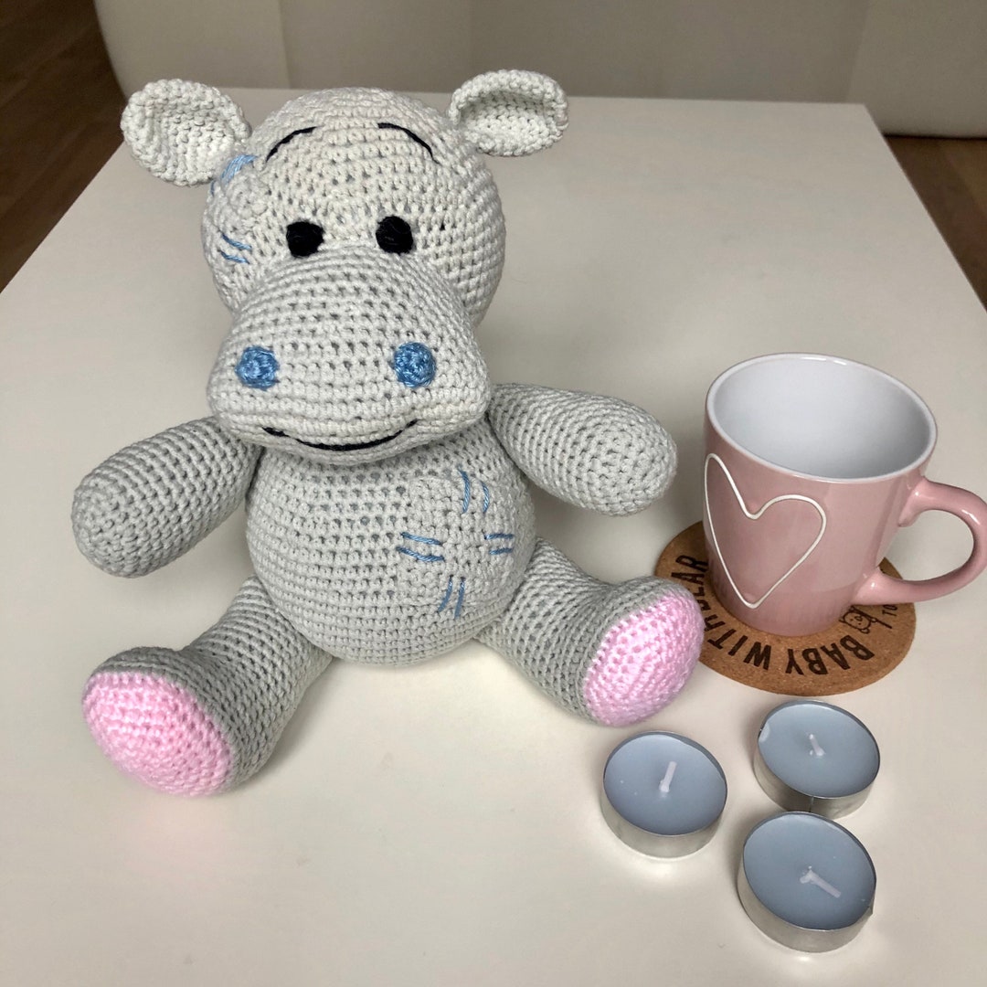 Hippopotame amigurumi / Hippopotame au crochet / Gehäkeltes Flusspferd ...