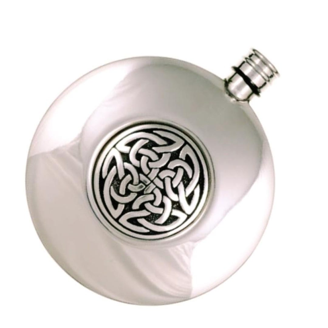6oz Aberlemno Celtic Knot Sporran Flask - Etsy
