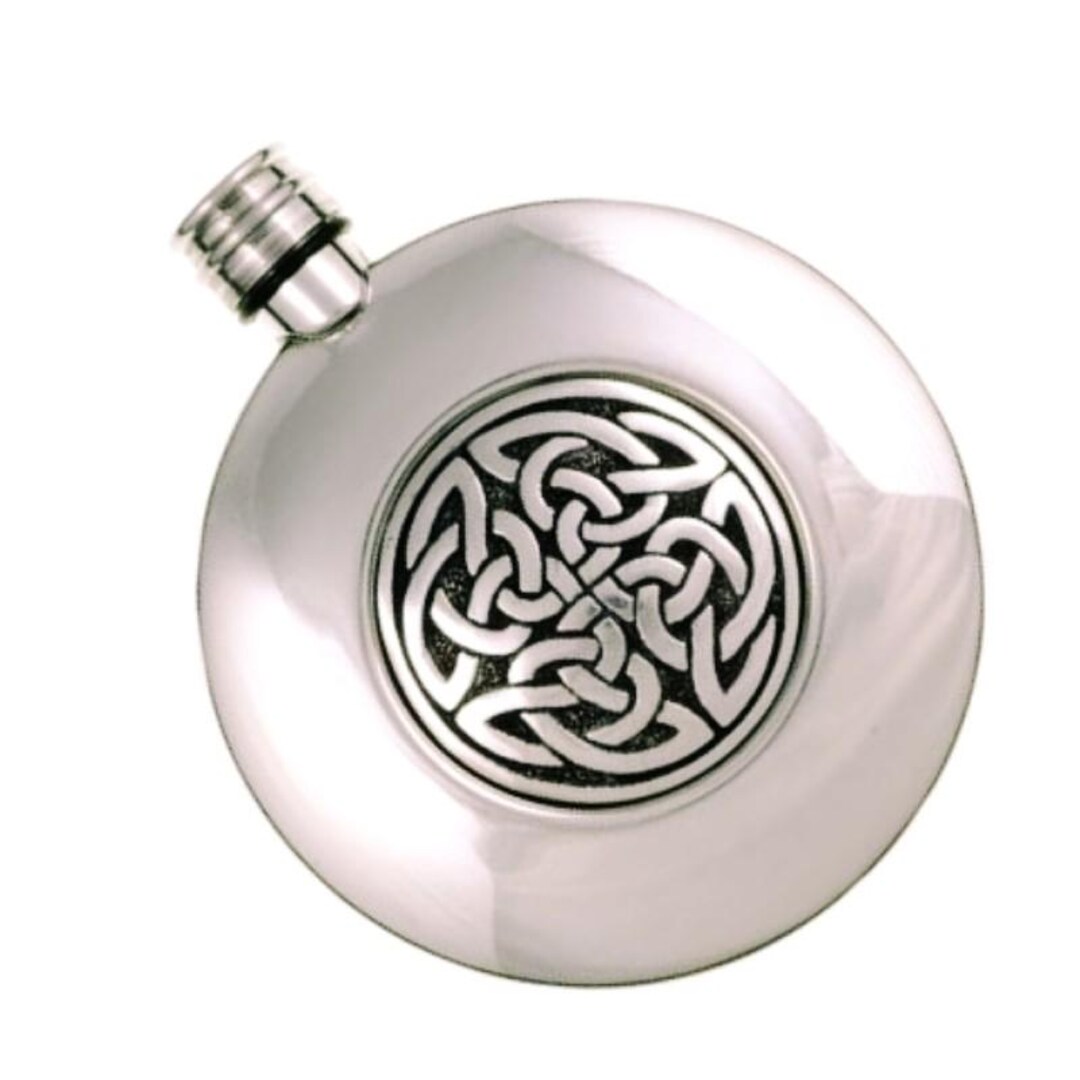 3oz Aberlemno Celtic Knot Sporran Flask - Etsy