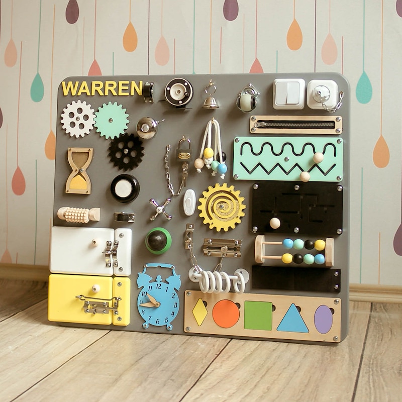 Baby Busy Board - Etsy