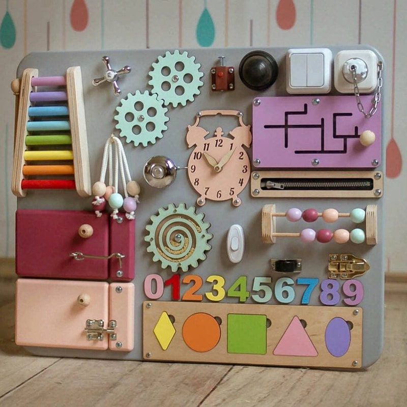 Baby Busy Board - Etsy