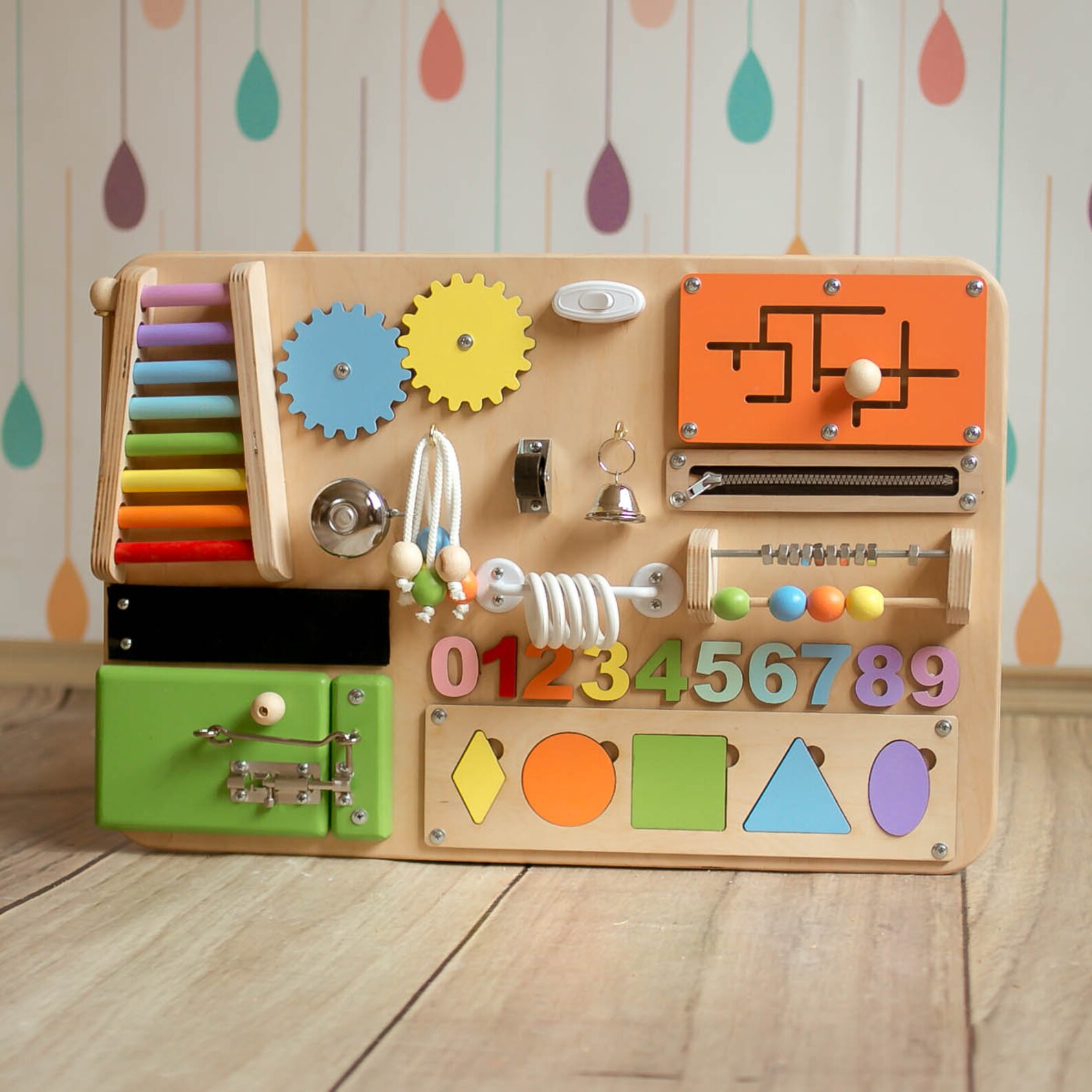 Toddler Busy Board Baby Shower Gift Sensory Table Montessori | Etsy