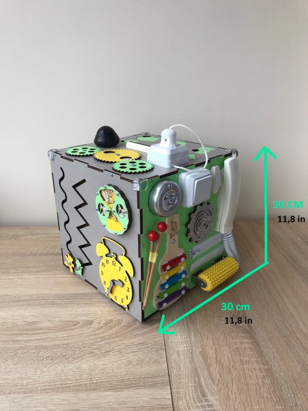Busy Cube for Boy Toddler Busy Board for Boys First Birthday Montessori ...