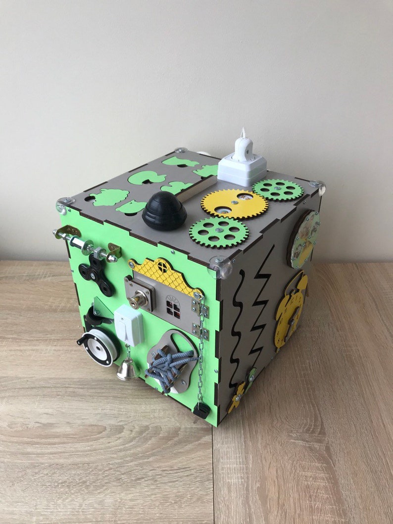 Busy Cube for Boy Toddler Busy Board for Boys First Birthday - Etsy