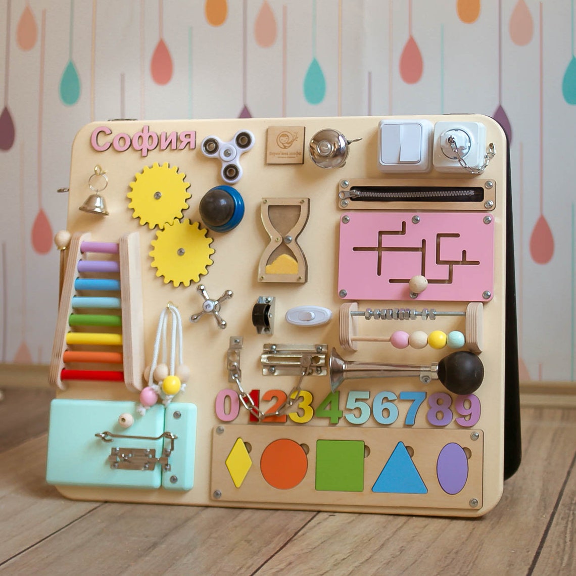 Montessori Busy Board Learning Montessori Activity Board Best - Etsy