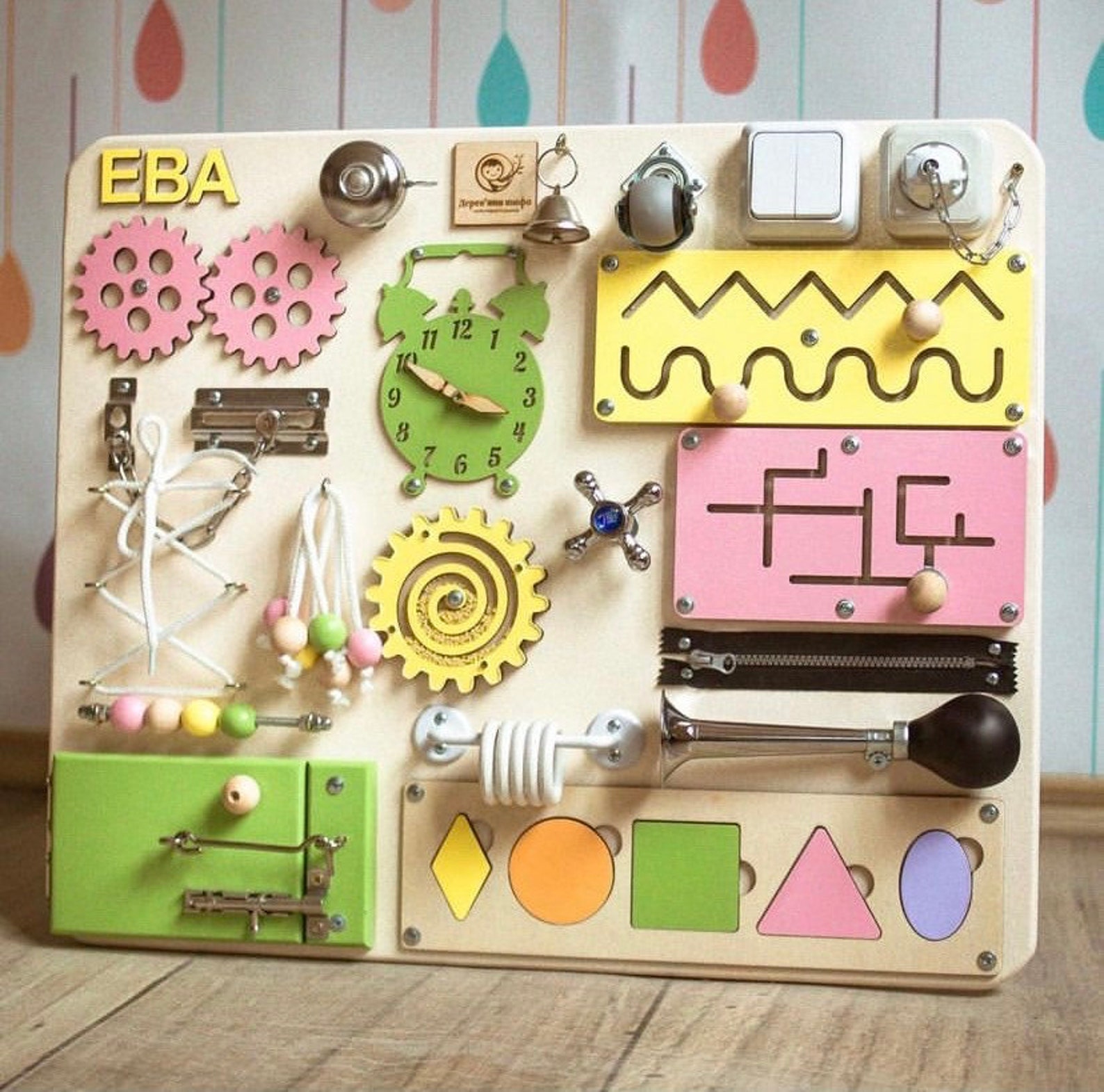 Baby Boy Gift Toddler Busy Board Baby Shower Gift Busy Board - Etsy