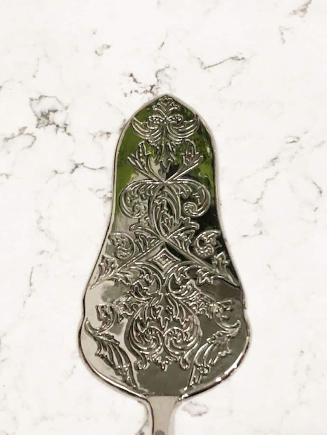 Vintage Mid Century CT6Z Detailed Silver Plated Pie Server, Antique ...