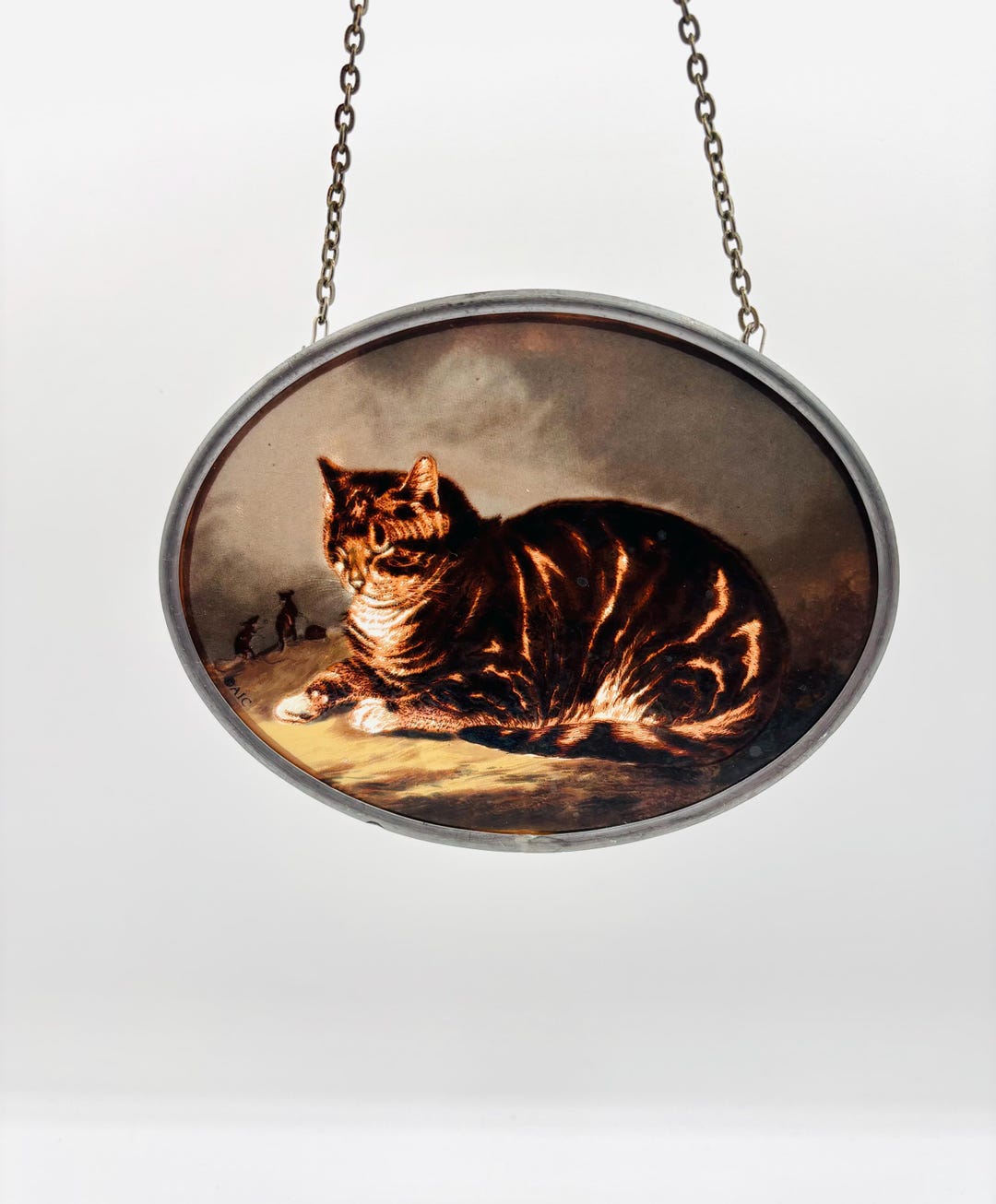 AIC Art Institute of Chicago Kitty Cat Mice Sun Catcher - Etsy