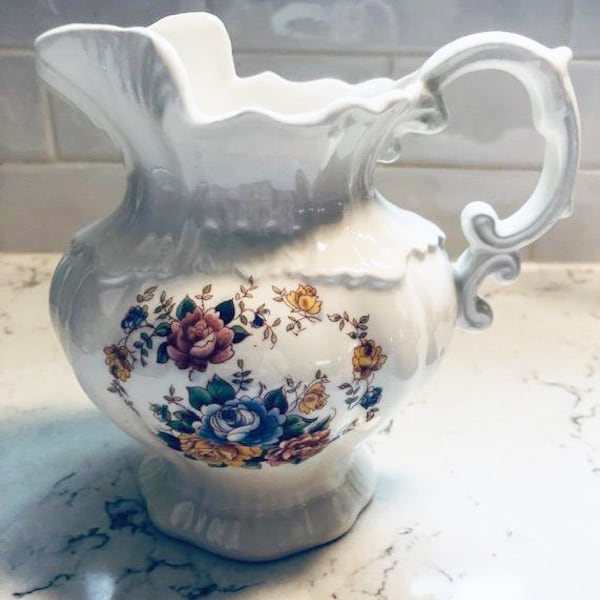 Pink Rose Pitcher - Etsy