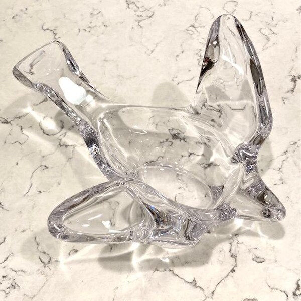 Antique Crystal Bowl - Etsy