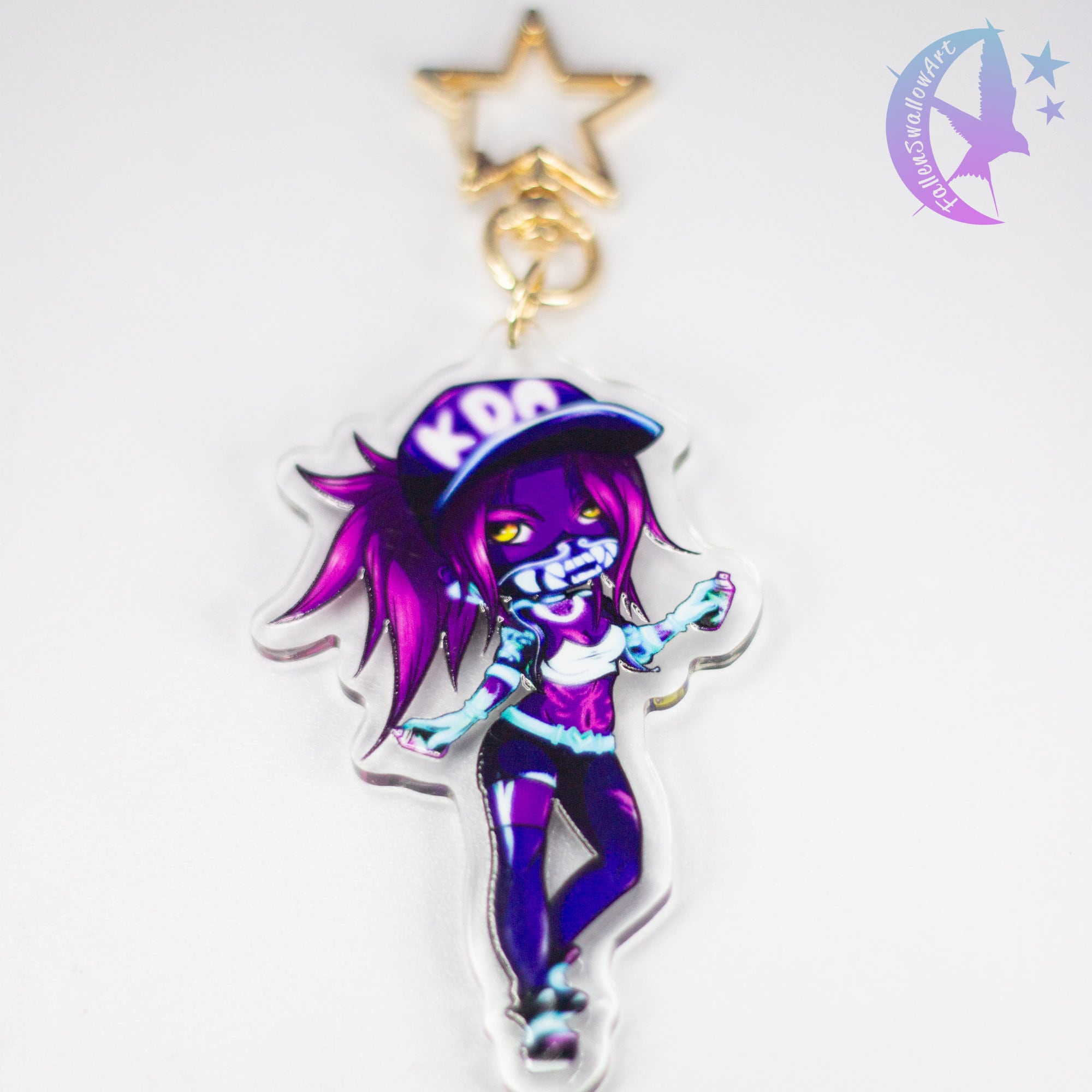 Chibi Akali K/DA popstars Ver. Double-sided 3 Acrylic - Etsy Singapore