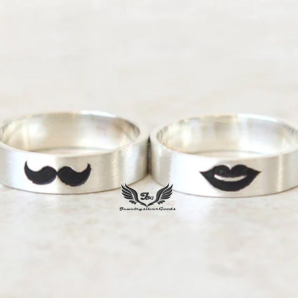 Mustache Ring - Etsy