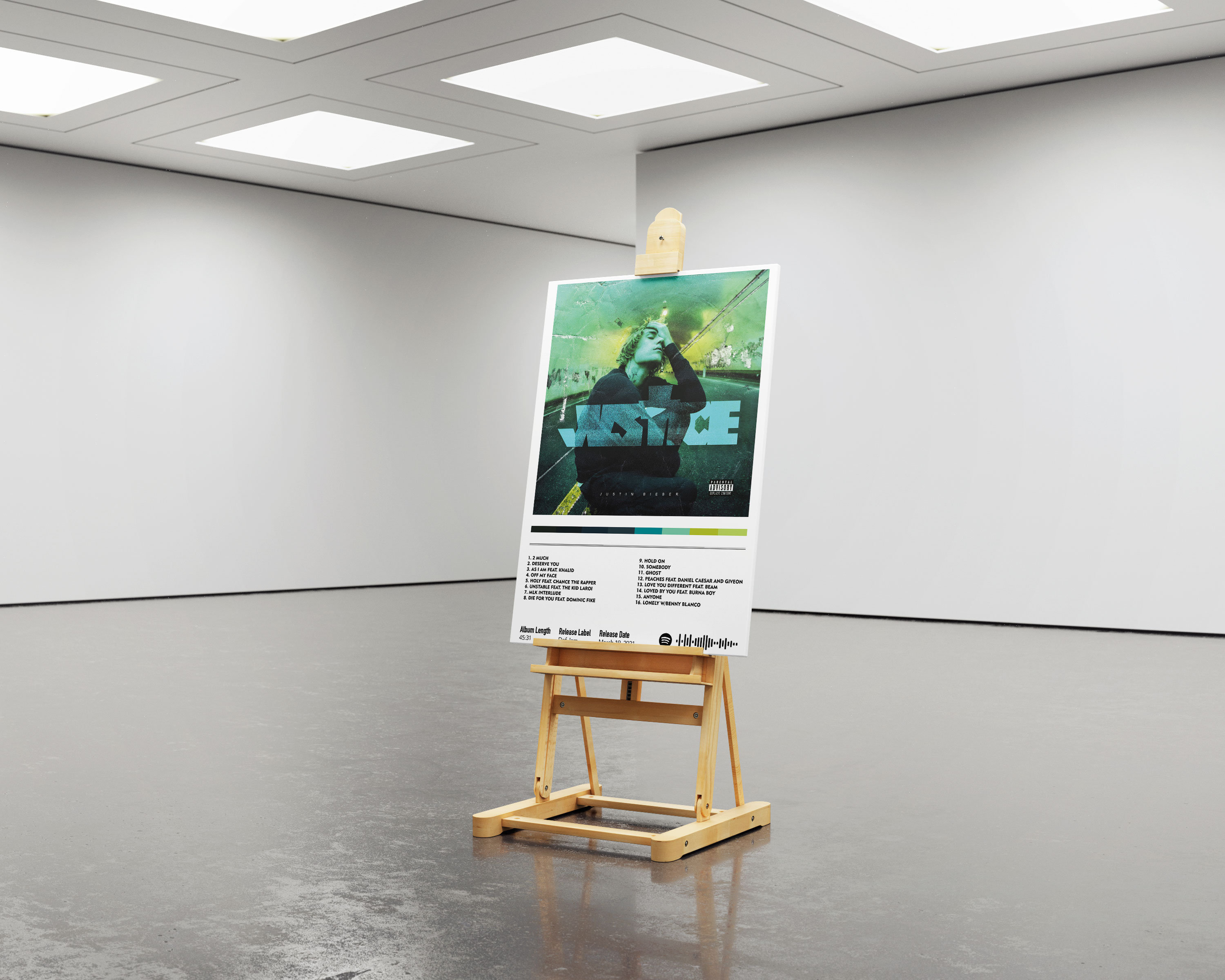 Justin Bieber Poster / Justin Bieber Justice Poster / Justice Album Poster