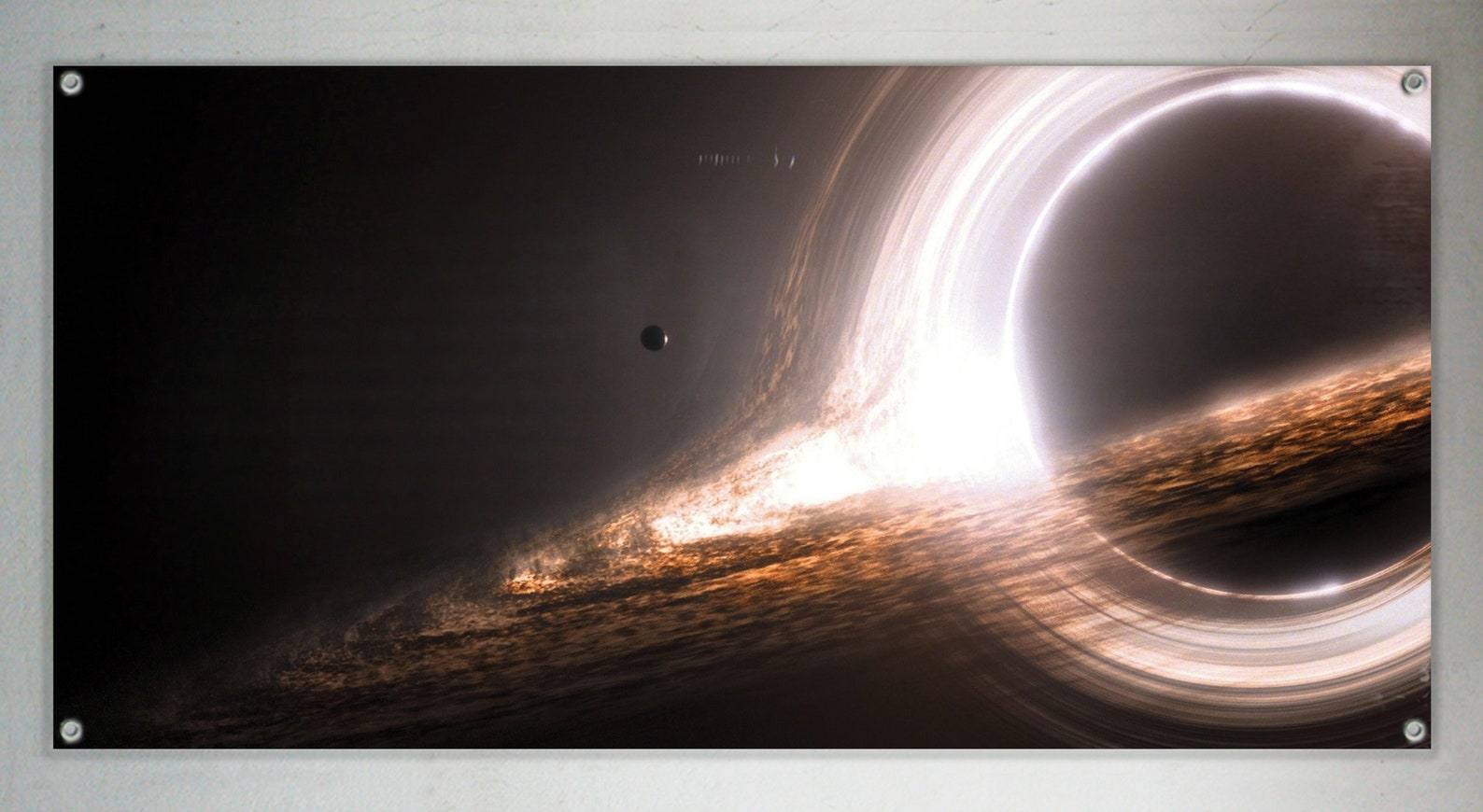 New BLACK HOLE INTERSTELLAR Space Vinyl Banner Poster 31x62 | Etsy