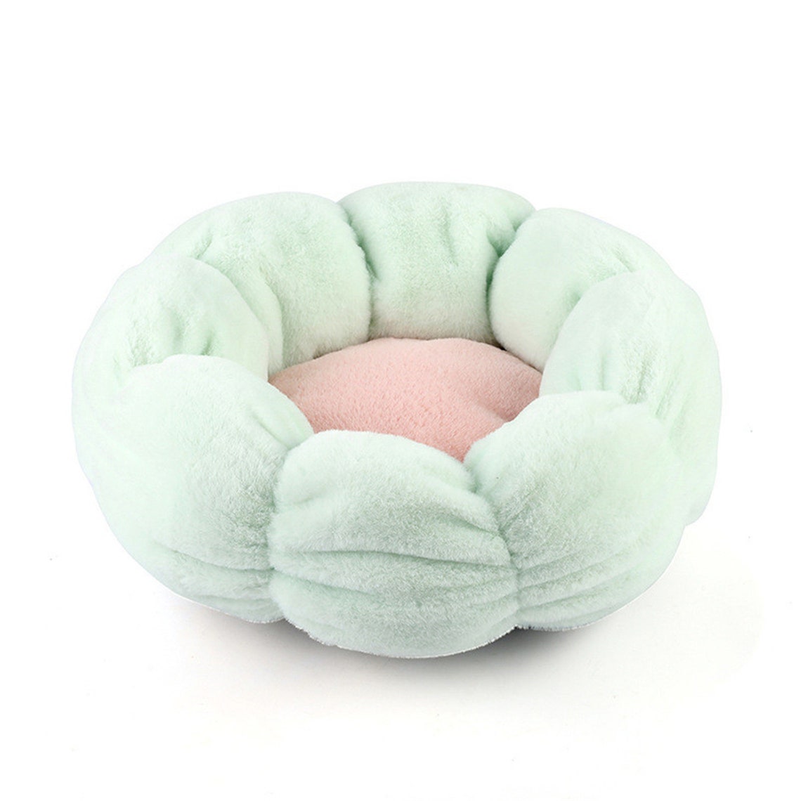 Round Flower Dog Bed for Small Large Dogs Soft Velvet Cat Mat | Etsy