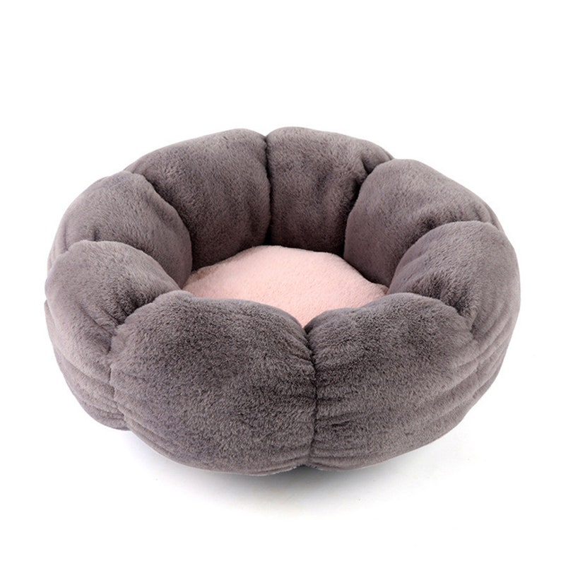 Round Flower Dog Bed for Small Large Dogs Soft Velvet Cat Mat - Etsy