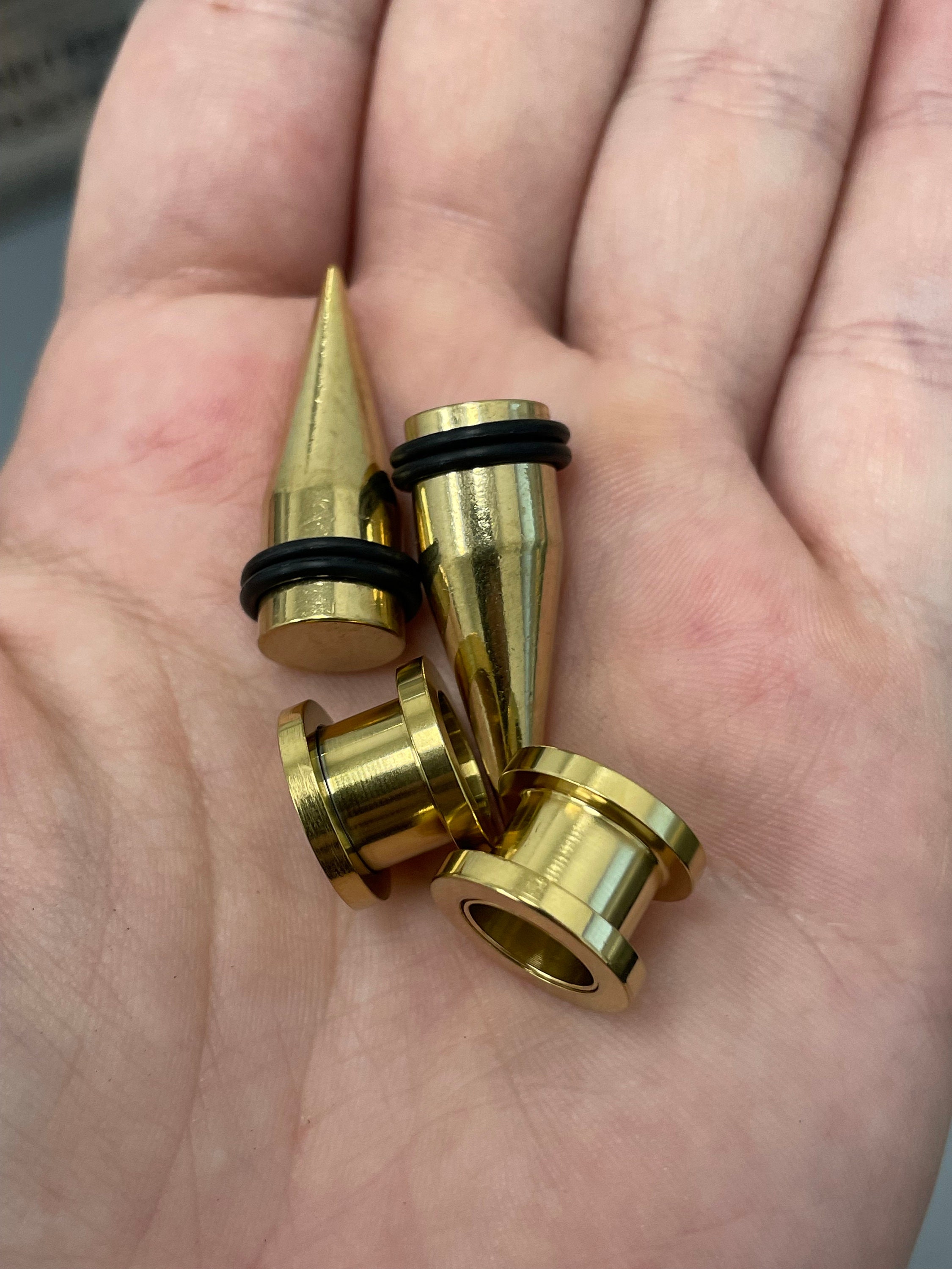 Ear Stretching 14G-00G Kit 37pc Screw Fit Plugs Aftercare | Etsy