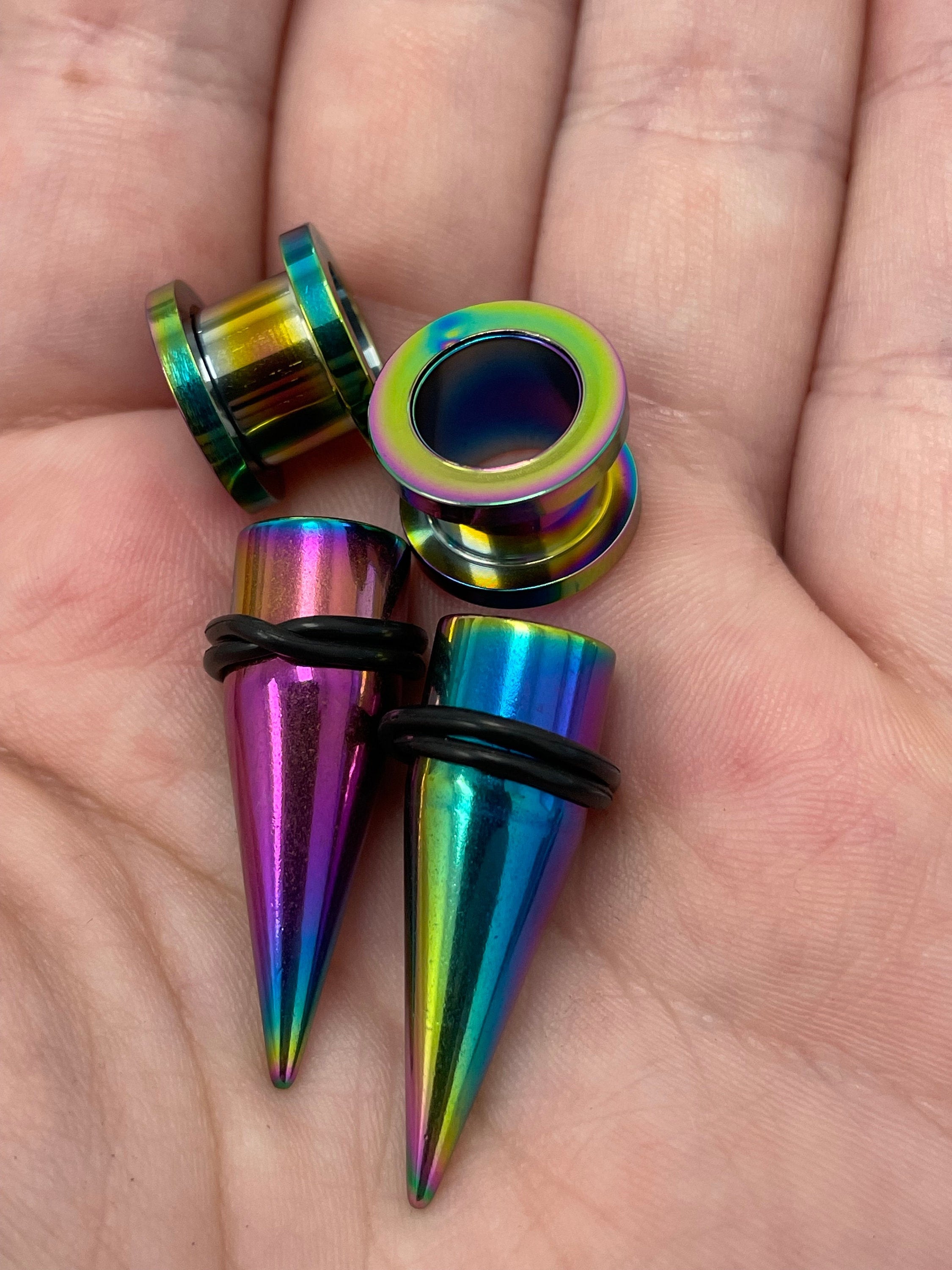 Ear Stretching 14G-00G Kit 37pc Screw Fit Plugs Aftercare | Etsy