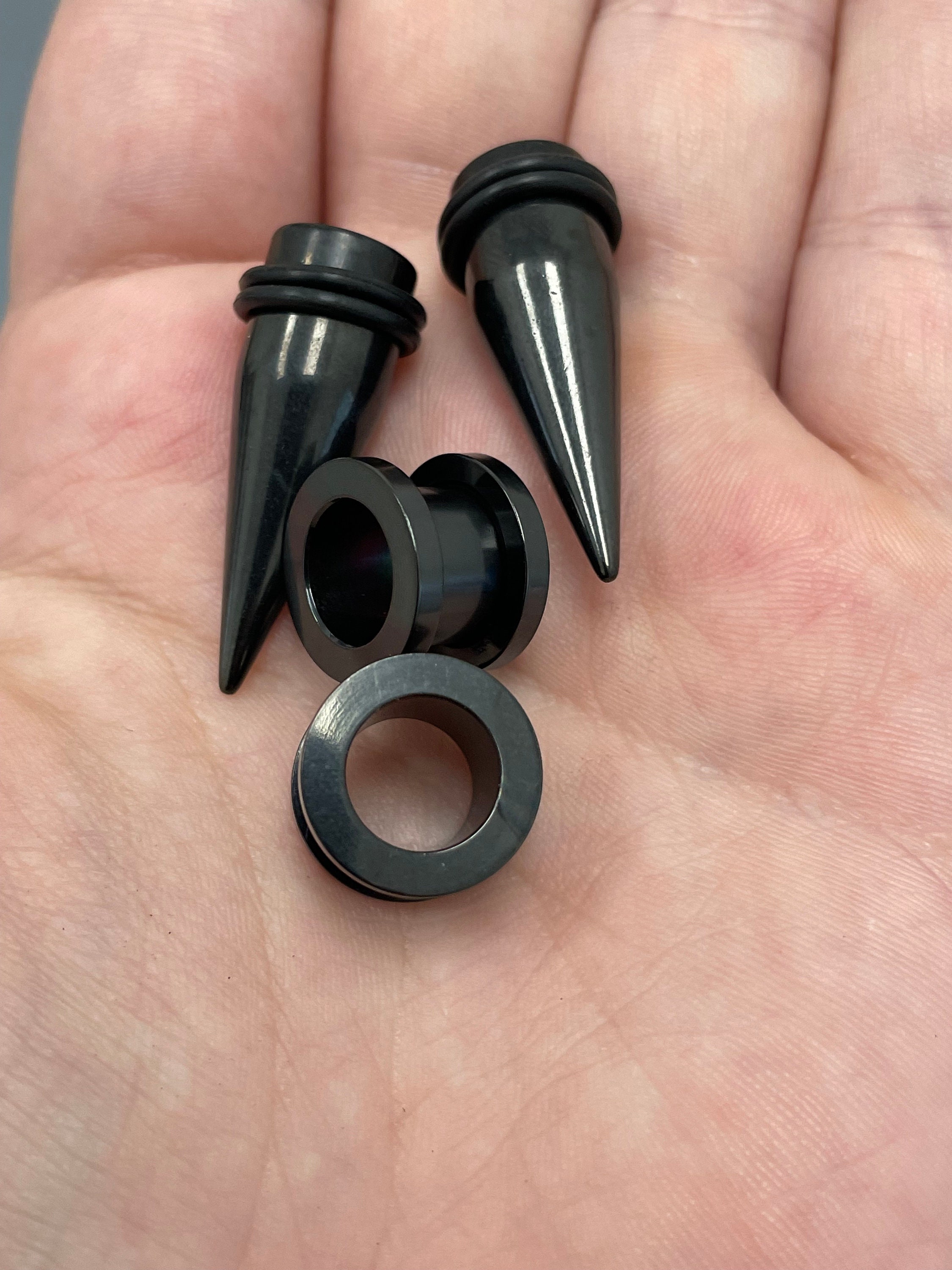 Ear Stretching 14G-00G Kit 37pc Screw Fit Plugs Aftercare | Etsy