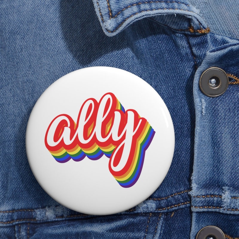 Lgbt Ally Pin - Etsy