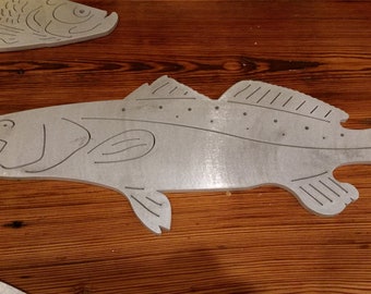 Trout Fish Cutouts Craft Metal Pieces Metal Fish Cutout - Etsy