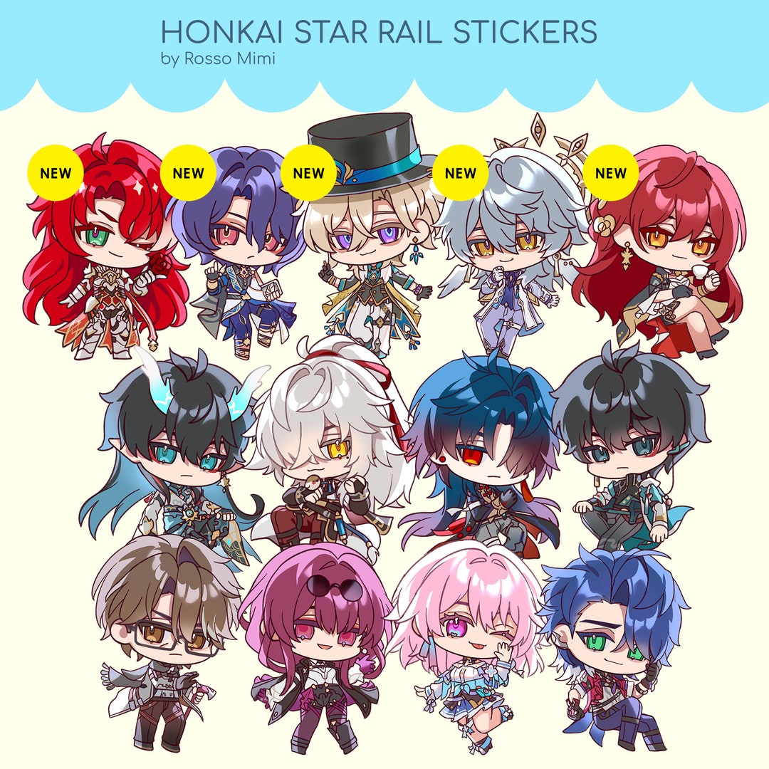 Honkai Star Rail Stickers - Etsy