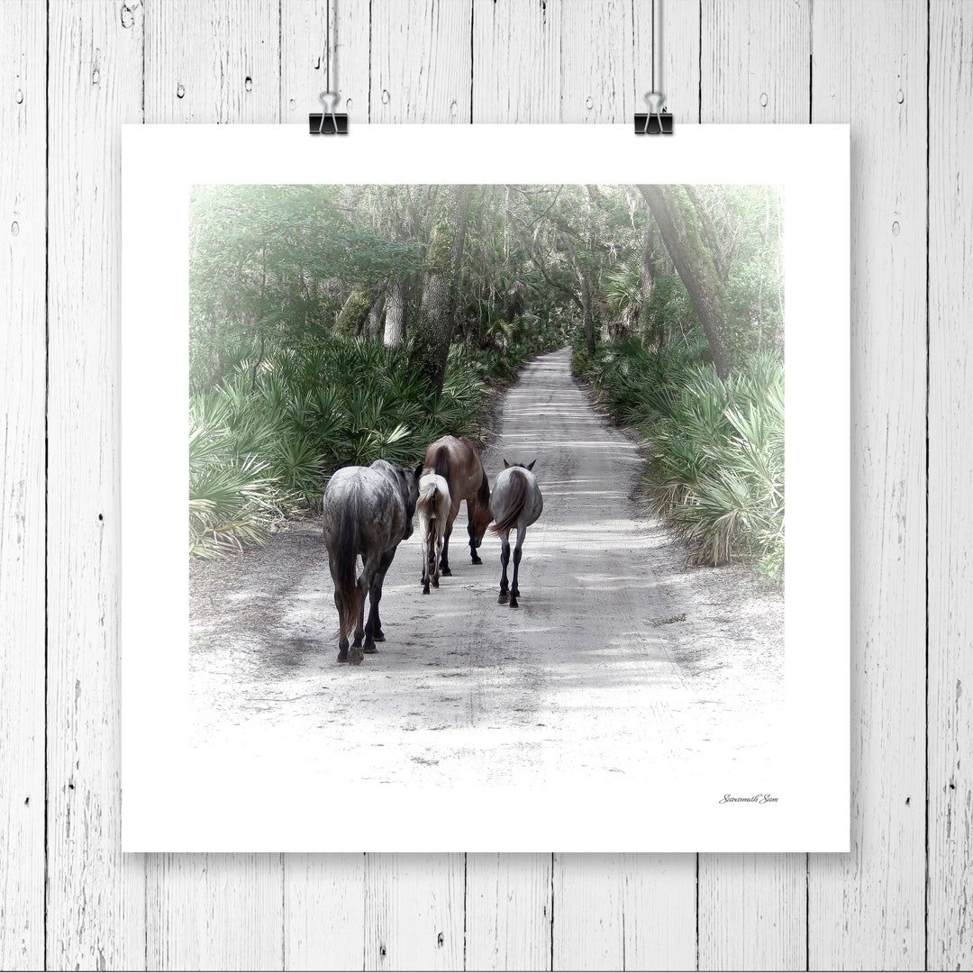 Family Stroll - Matted Print - Etsy