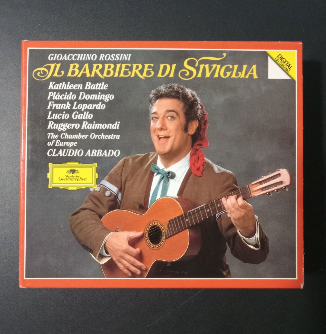 Rossini the Barber of Seville Complete Opera Placido Domingo Claudio ...