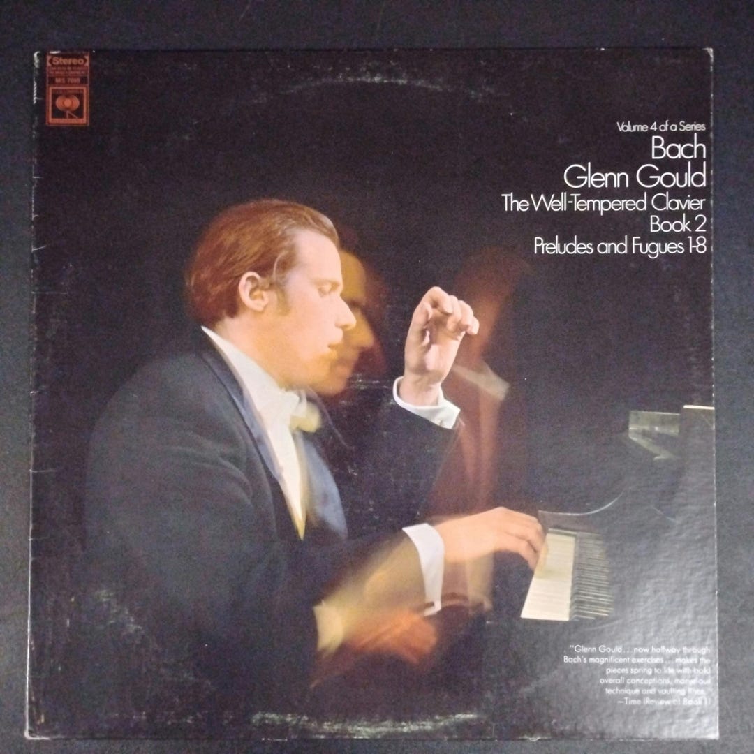 J.S. Bach - the Well-tempered Clavier- Book , Preludes & Fugues 1-8 - Glenn Gould, Piano ...