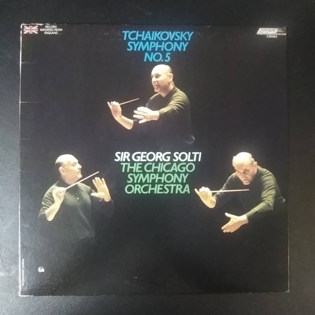 Tchaikovsky Symphony No 5 Sir George Solti Chicago Symphony decca UK Press London Records - Etsy