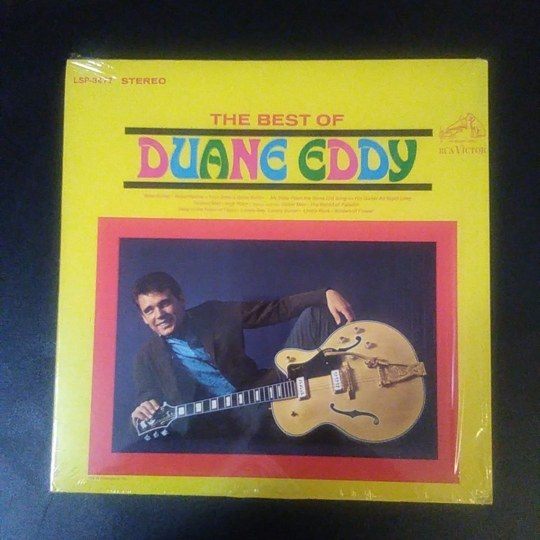 The Best of Duane Eddy Rebel Rouser Boss Guitar High Noon Vinyl Lp Record Classic Americana ...