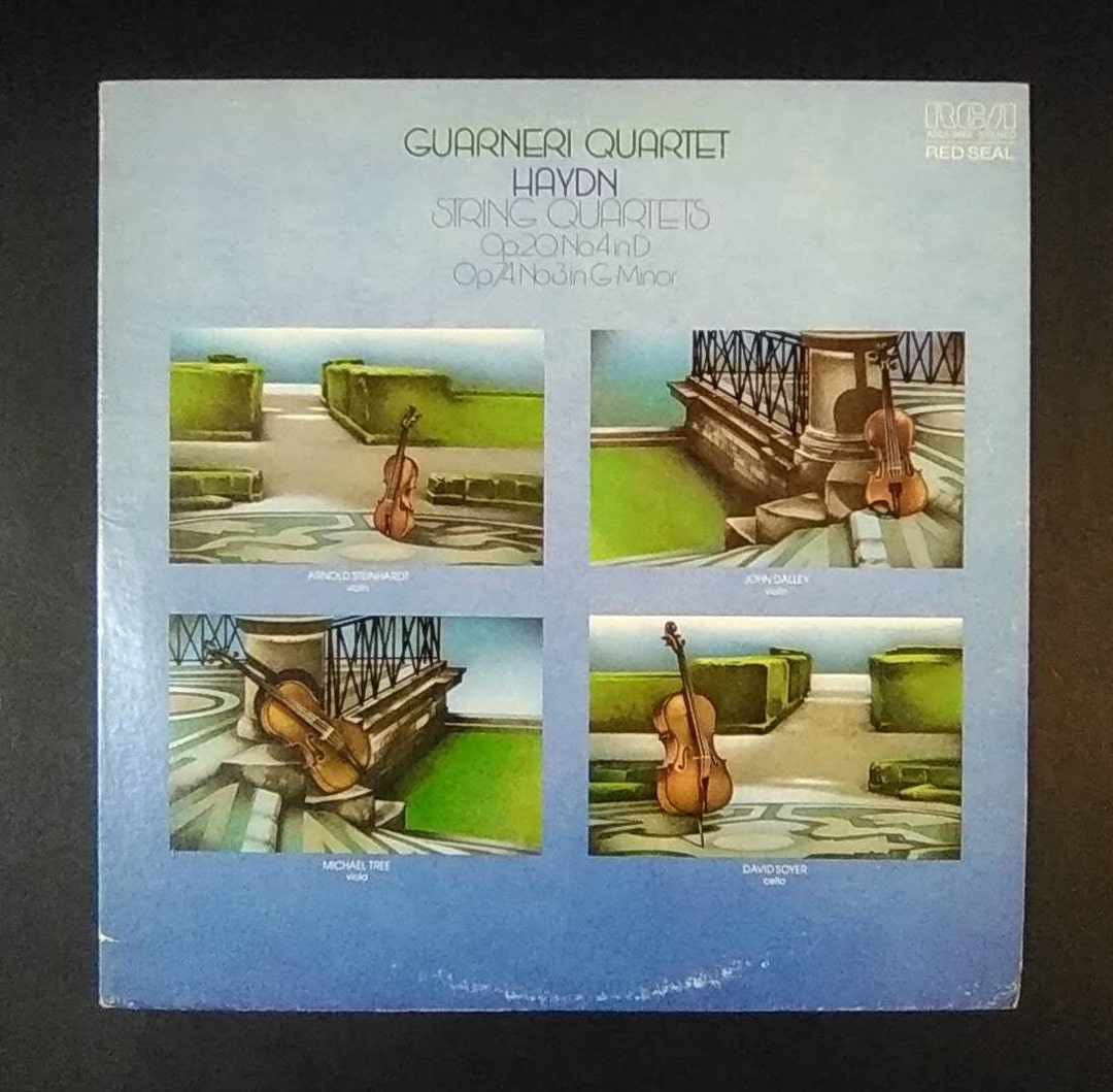 Haydn String Quartets Op 20 No 4 and Op 74 No 3 in G Major the Guarneri Quartet / RCA Red Seal ...