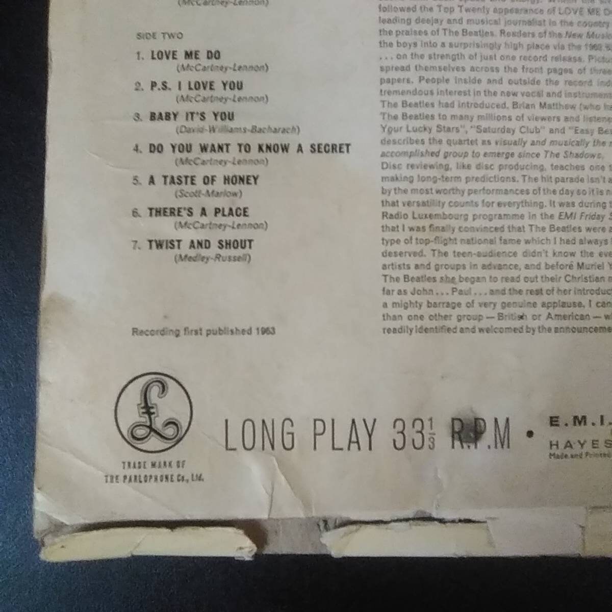 The Beatles Please Please Me UK Parlophone Mono 1963 Vinyl - Etsy Canada