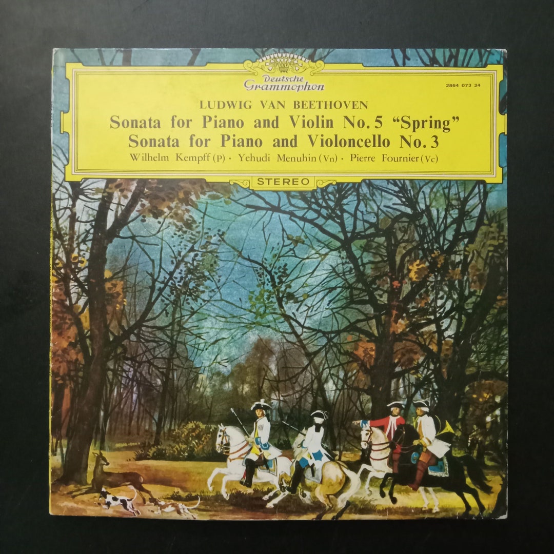 Beethoven Sonatas for Piano Violin and Cello Kempff Menuhin Fournier ...