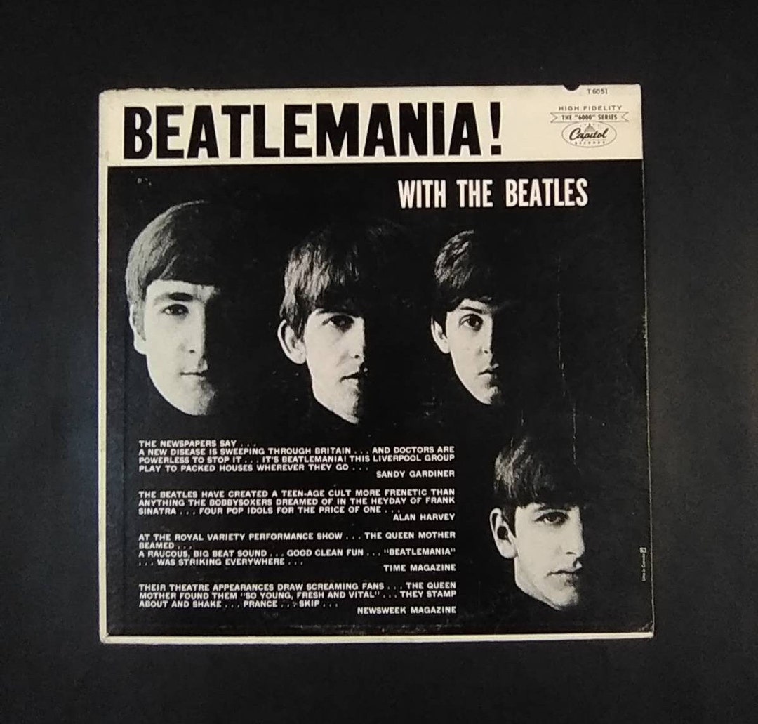 The Beatles Beatlemania With the Beatles Original Canadian Mono Vinyl ...