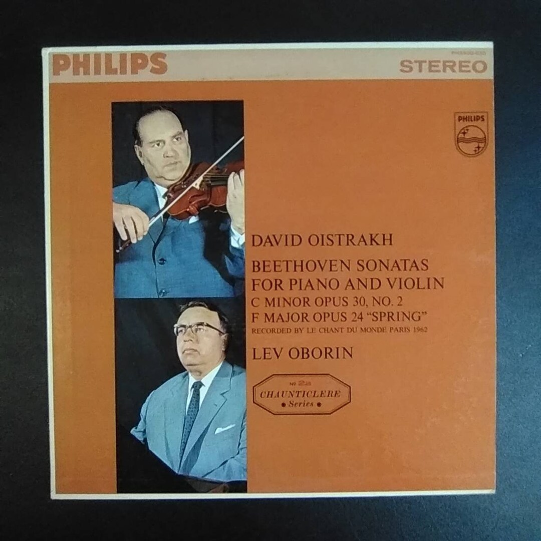 Beethoven Sonatas for Piano and Violin C Minor Opus 30 & F Major Opus 23 spring David Oistrakh ...