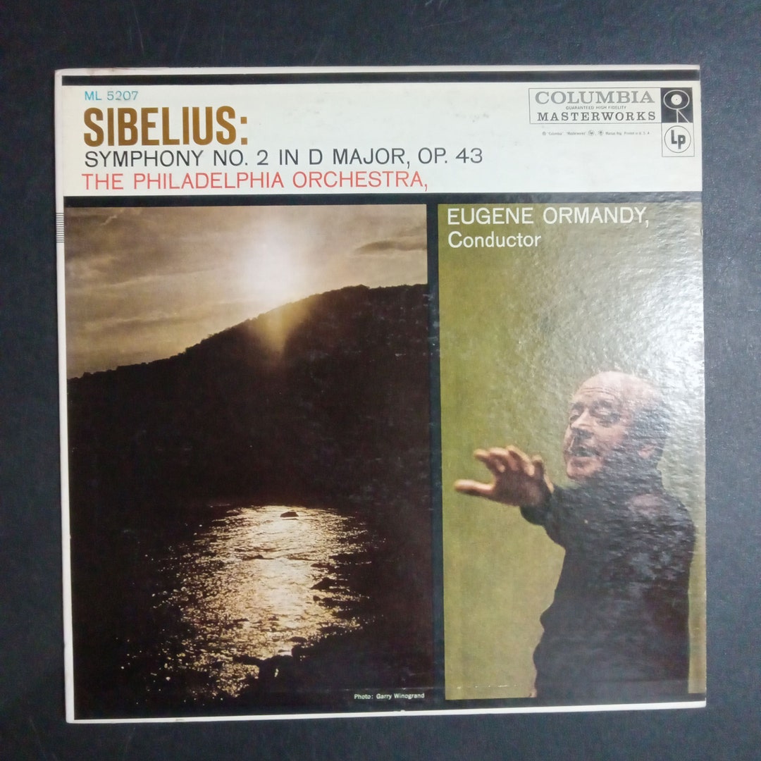 Sibelius / Ormandy Symphony No 2 in D Major Op 43 / Columbia ML 5207 USA Mono 6 Eye Vinyl Record ...