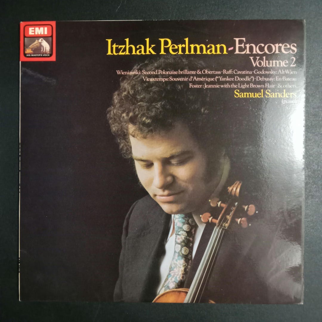 Itzak Perlman - Encores Vol 2 - Wieniawski - Second Polonaises ...