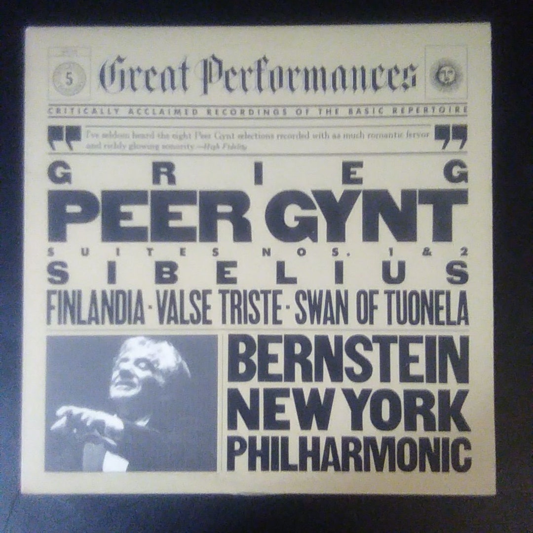 Edward Grieg Peer Gynt & Sibelius Finlandia Valse Triste Swan of ...