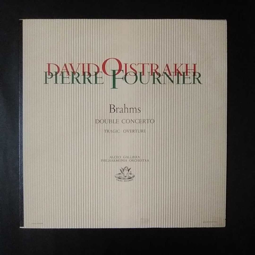 Brahms - Double Concerto in A Minor David Oistrakh, Violin, Pierre ...