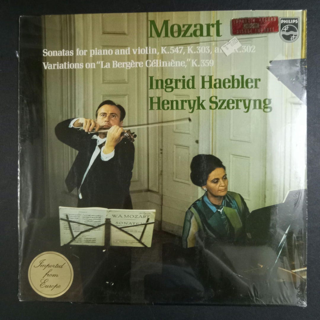 Mozart / Sonatas for Piano and Violin - Variations on La Bergere ...