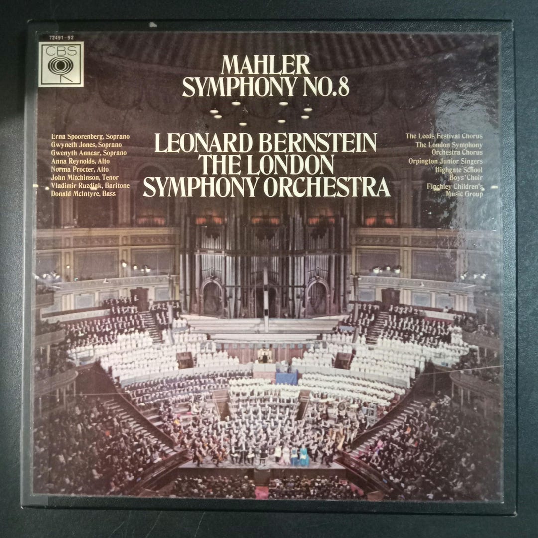 Mahler Symphony No. 8 Leonard Bernstein Conducting the London Symphony ...