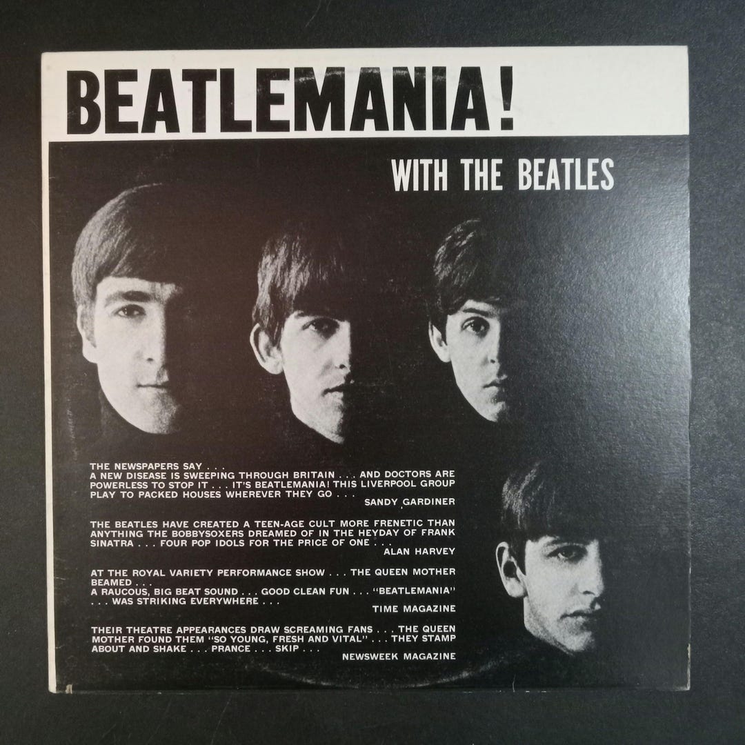 The Beatles - Beatlemania With the Beatles - Rare 1980 Canadian Wide ...
